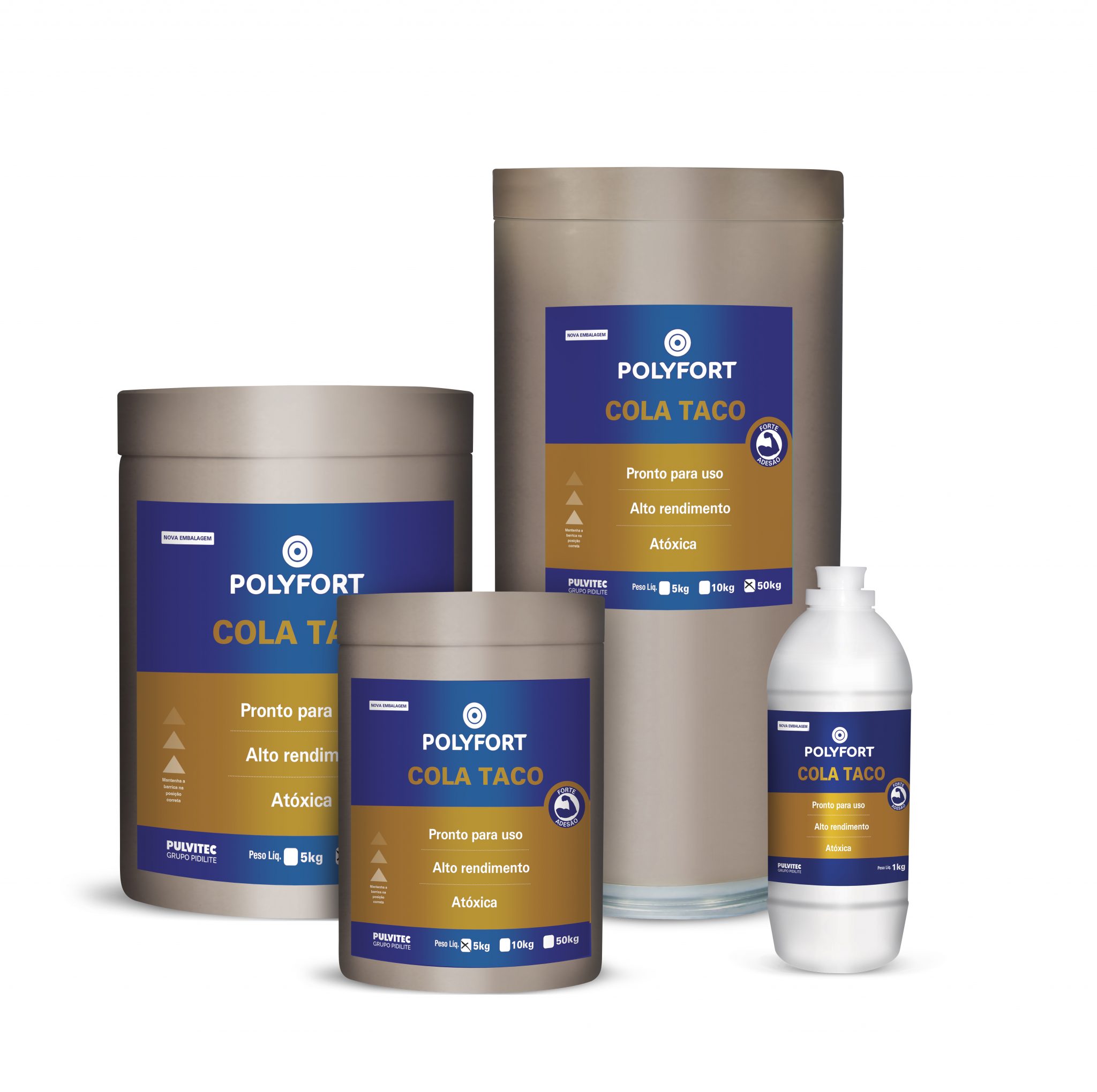 Polyfort Cola Taco | Ideal para assoalhos de madeira - Pulvitec
